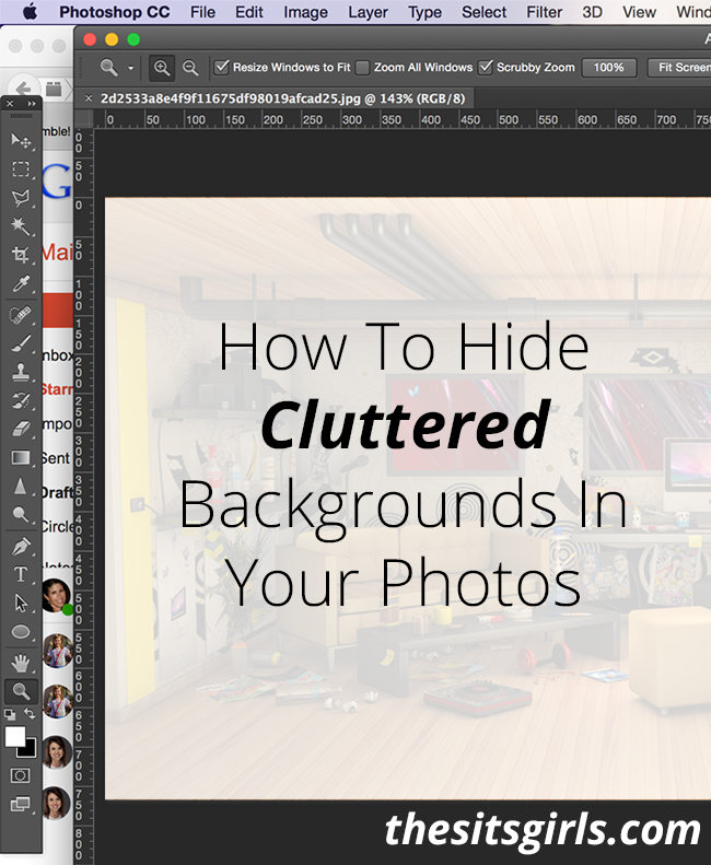 Hide Cluttered Backgrounds In Your Photos
